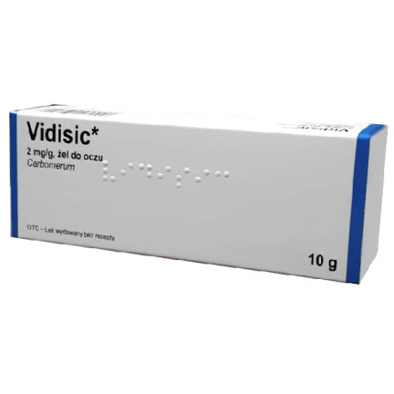 Vidisic 2 mg/g, żel do oczu, 10 g (import równoległy Medezin) | Apteline.pl
