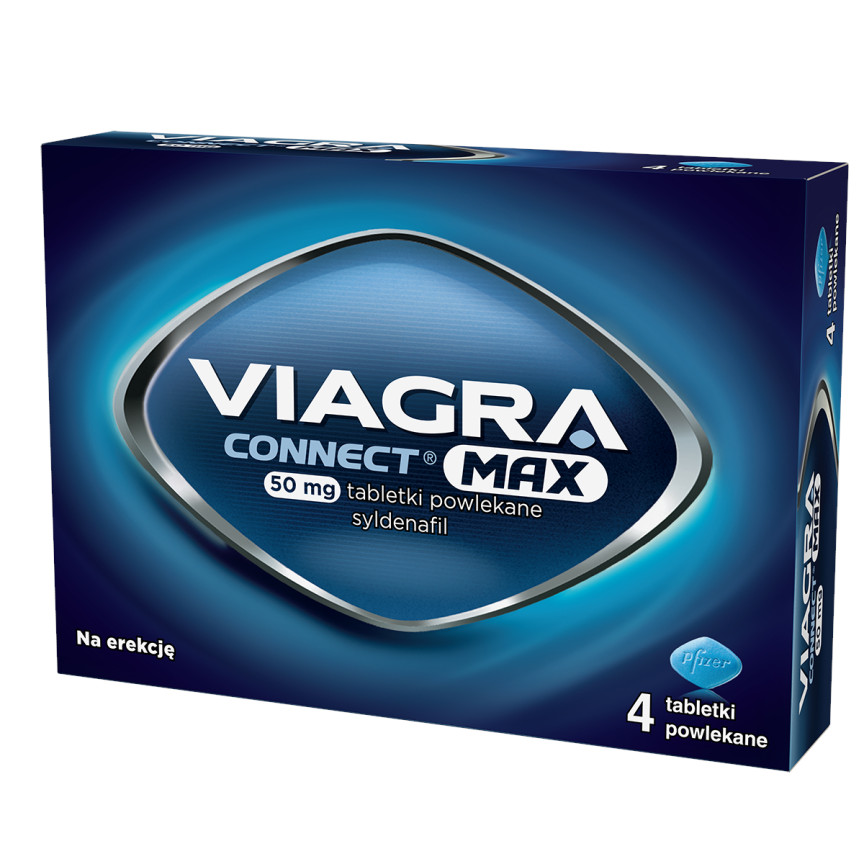 VIAGRA CONNECT MAX 50 mg, 4 tabletki powlekane | Apteline.pl
