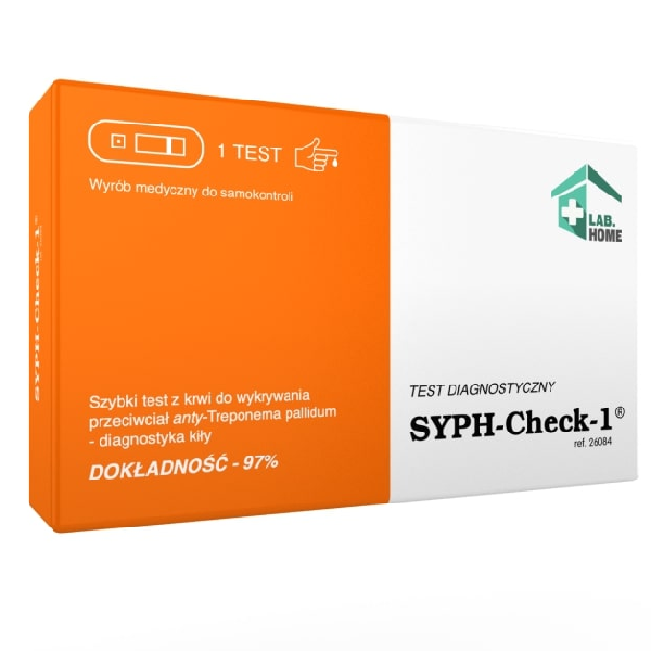 SYPH-Check-1, test na wykrycie wczesnej i późnej kiły, 1 sztuka ...