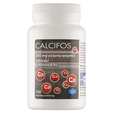 Calcifos 500 mg octanu wapnia, 150 tabletek | Apteline.pl
