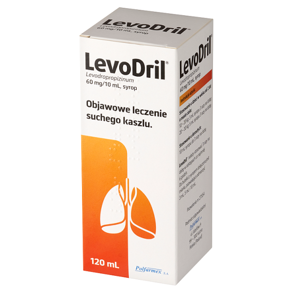 LevoDril 60 mg/10 ml, syrop, 120 ml | Apteline.pl