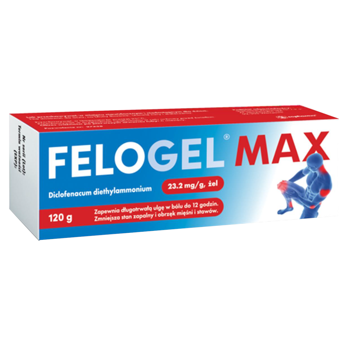 Felogel Мax 23,2 mg/g, żel, 120 g | Apteline.pl