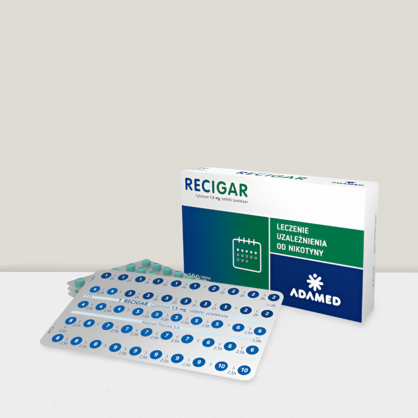 Recigar, 1,5 mg, 100 tabletek powlekanych | Apteline.pl