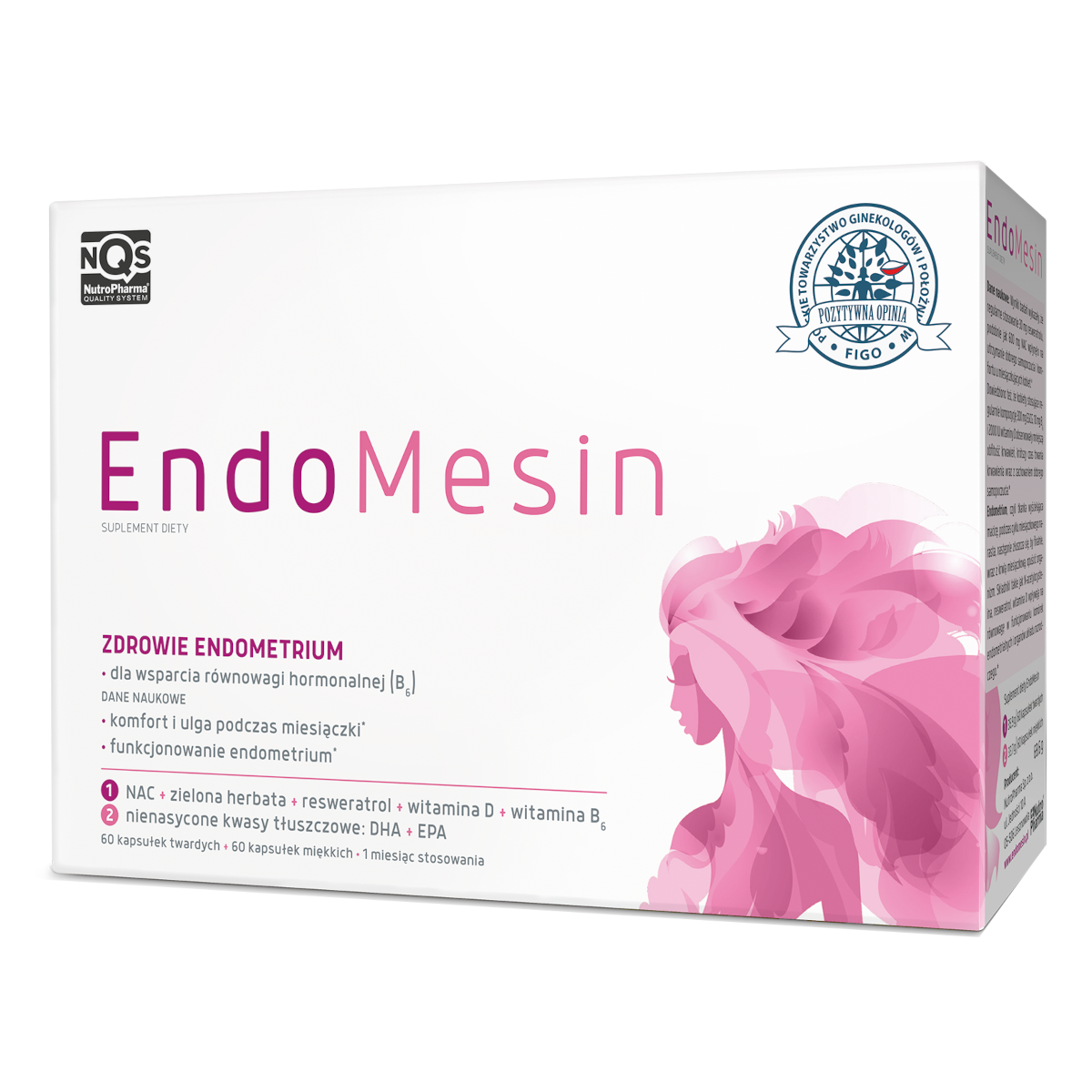 Endomesin, 60 kapsułek twardych + 60 kapsułek miękkich | Apteline.pl