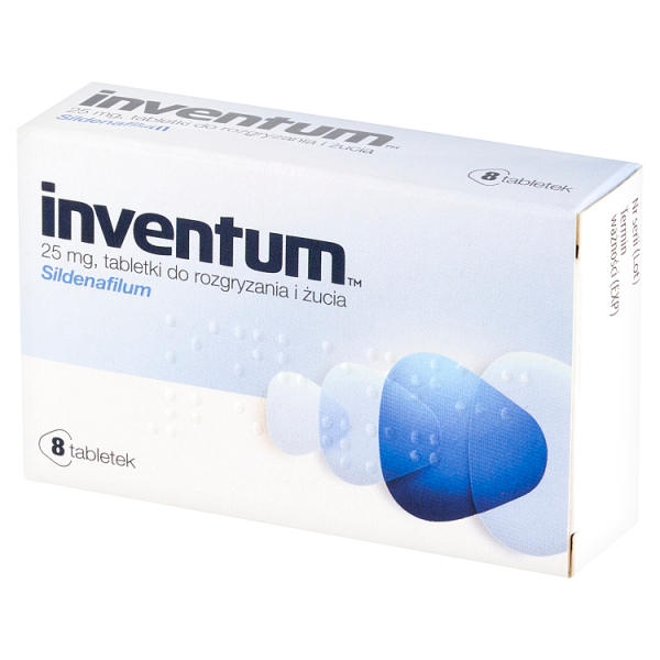 Inventum, 25 mg, 8 tabletek do rozgryzania i żucia | Apteline.pl