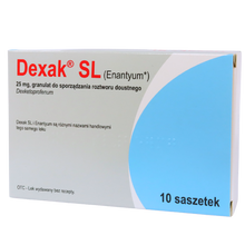 Dexak SL 25 mg, 10 saszetek (import równoległy Medezin) | Apteline.pl