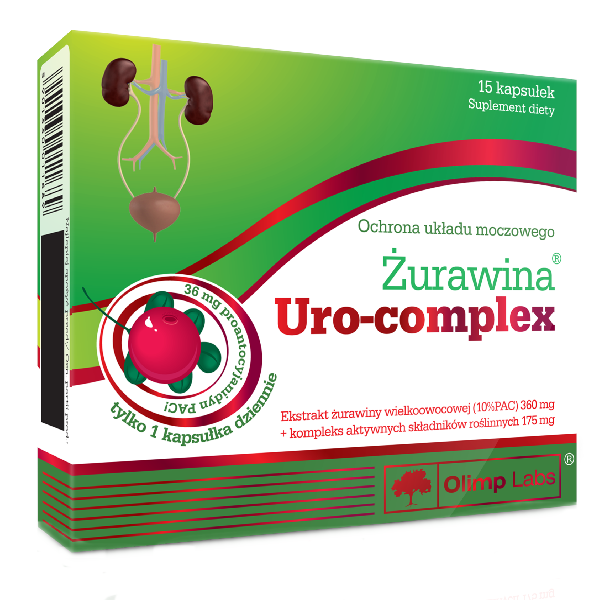 Żurawina Uro-Complex, 15 kapsułek | Apteline.pl