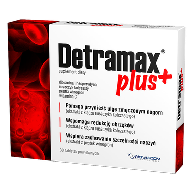 Detramax 6 x 60 tabletek + żel 6 x 100 ml | Apteline.pl
