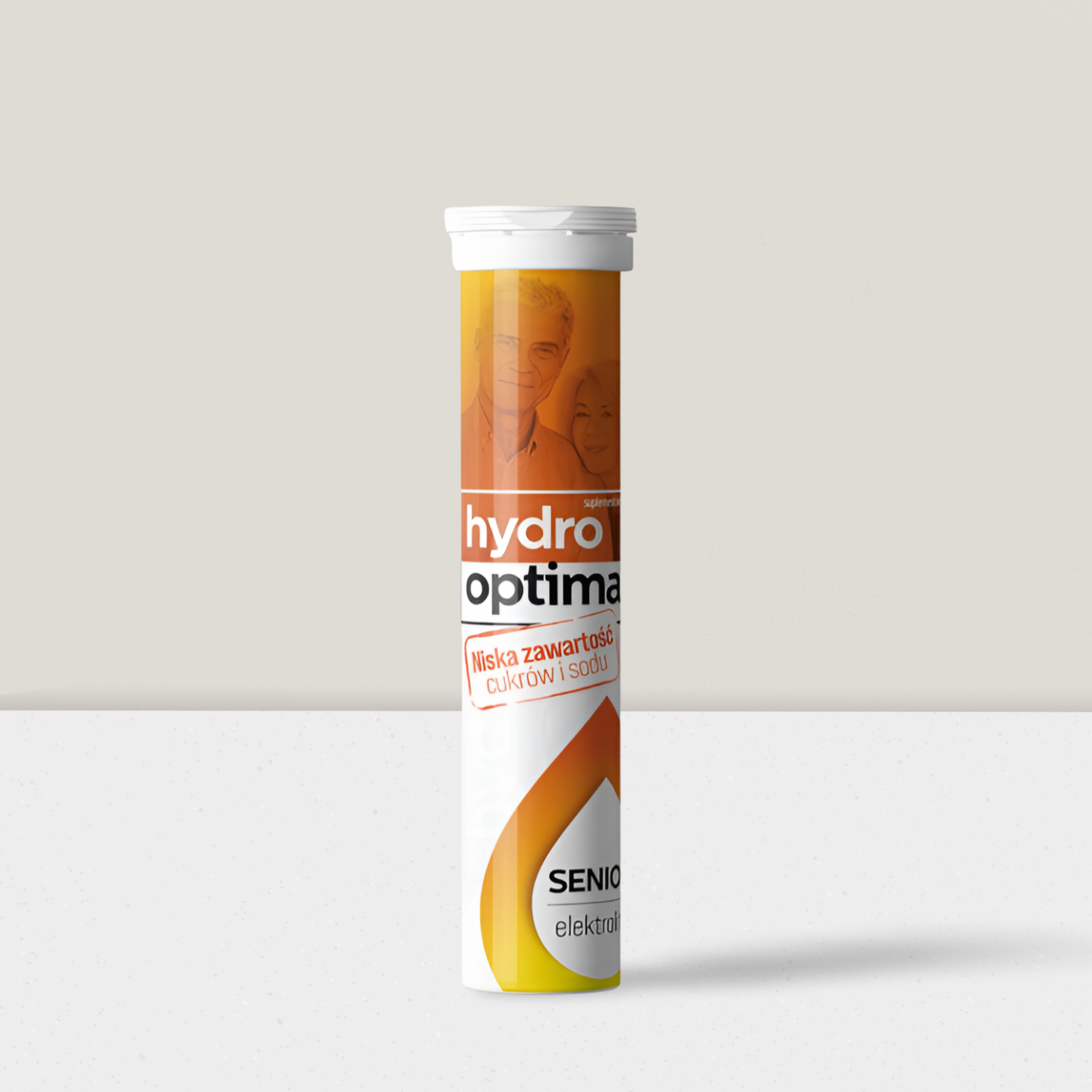 Hydro Optima Senior, elektrolity, 20 tabletek musujących | Apteline.pl