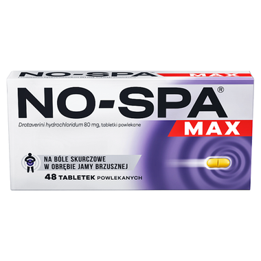 No-Spa Forte 80 mg, 48 tabletek | Apteline.pl