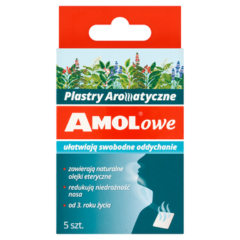 AMOLowe plastry aromatyczne, 5 sztuk | Apteline.pl