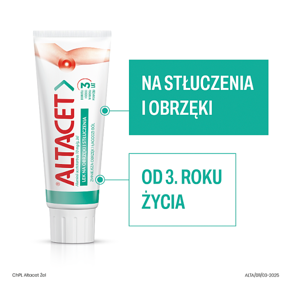 Altacet 10 mg/g, żel, 75 g, cena, ulotka | Apteline.pl