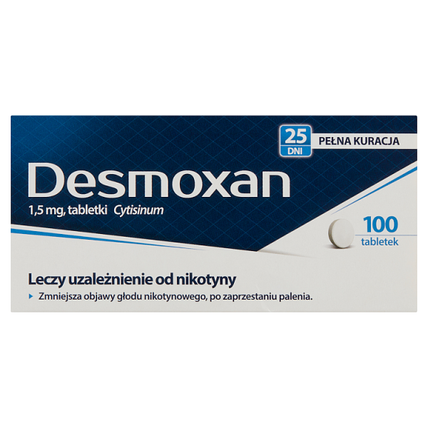 Desmoxan 1,5 mg, 100 tabletek - cena, ulotka, dawkowanie | Apteline.pl Desmoxan 1,5 mg, 100 tabletek - cena, ulotka, dawkowanie | Apteline.pl