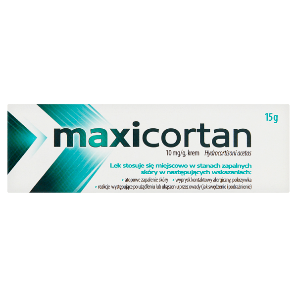 Maxicortan 10 mg/g, krem, 15 g | Apteline.pl