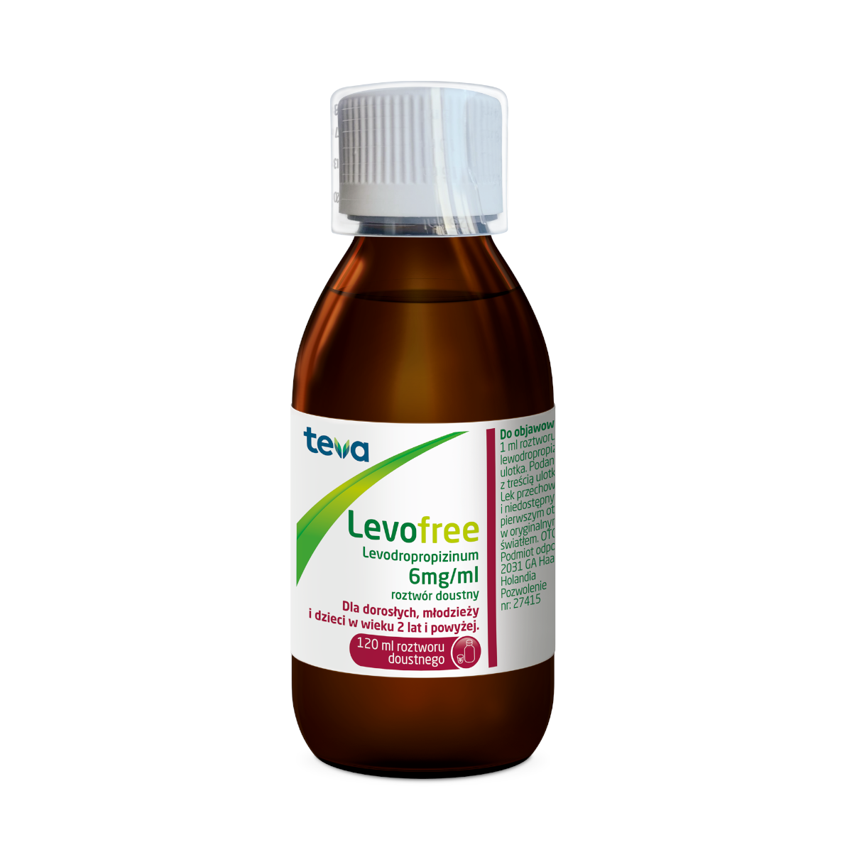 Levofree 6 mg/ml, 120 ml | Apteline.pl