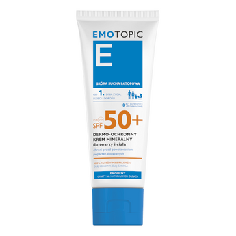 Emotopic, dermo-ochronny krem mineralny do twarzy i ciała SPF 50+, 75 ...
