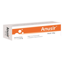 Anusir, maść do pielęgnacji skóry okolic odbytu, 30 g | Apteline.pl