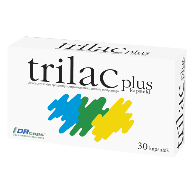 Trilac plus, probiotyk, 30 kapsułek, cena, opinie | Apteline.pl