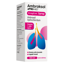 Ambroksol APTEO MED, 15 mg/5 ml syrop, 100 ml | Apteline.pl