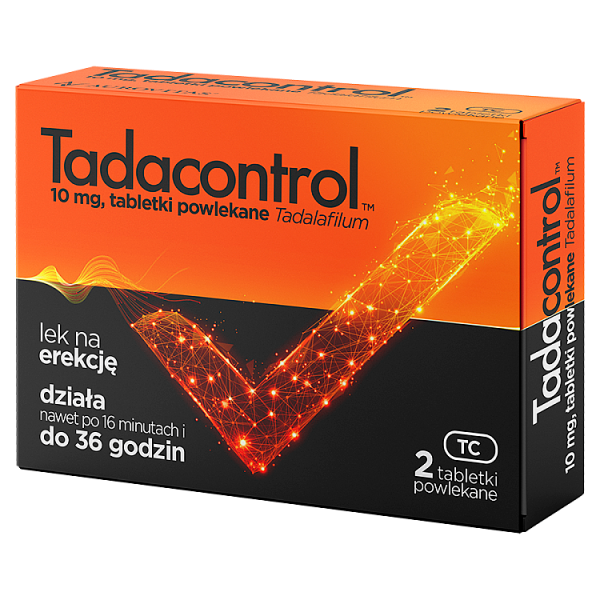 Tadacontrol 10 mg, 2 tabletki powlekane | Apteline.pl