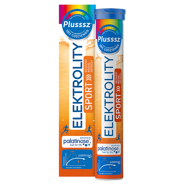Plusssz Elektrolity Sport 100% Complex, 24 tabletki musujące | Apteline.pl