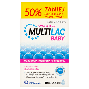 Multilac 60+, synbiotyk, 20 kapsułek | Apteline.pl