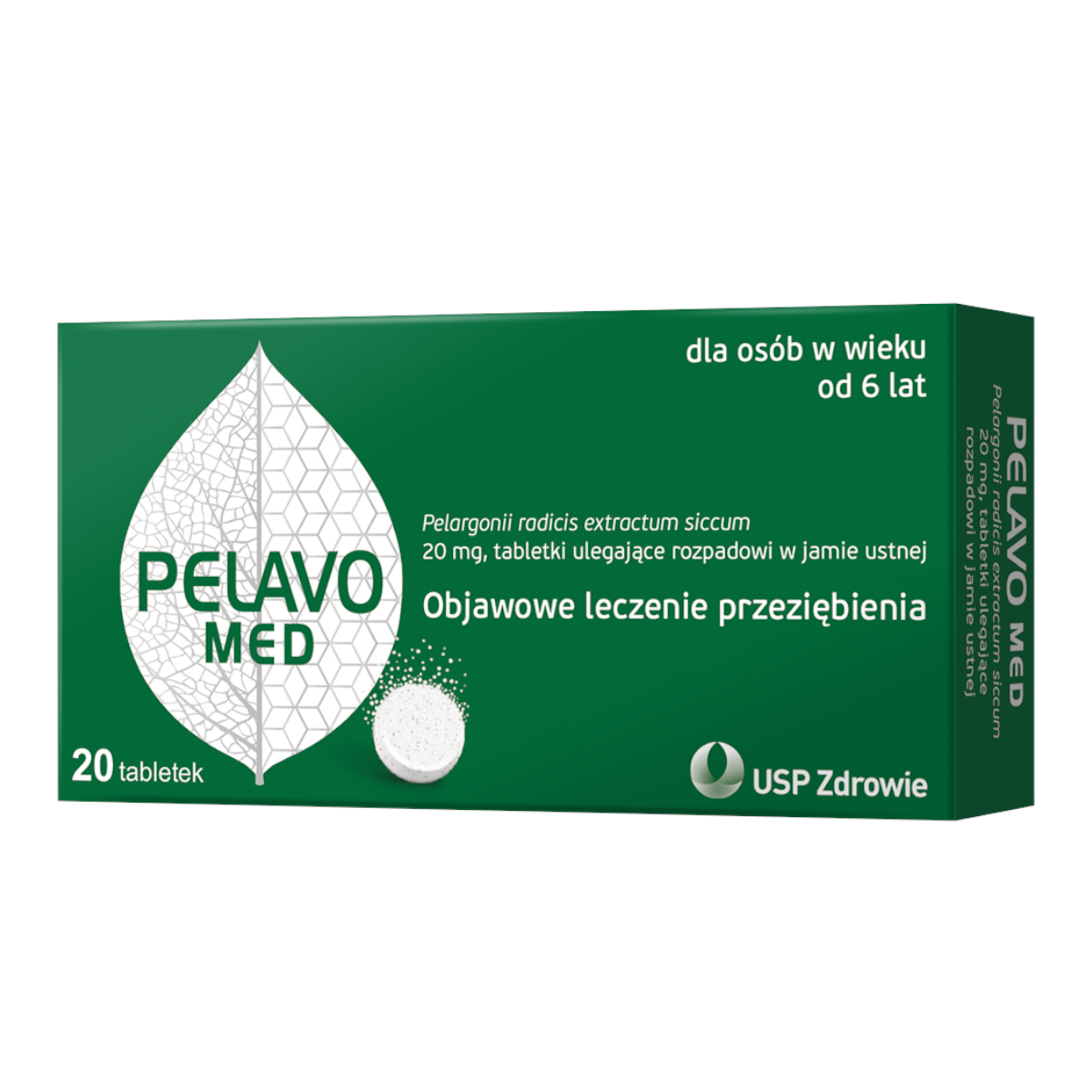 Pelavo Med 20 mg, 20 tabletek ulegających rozpadowi w jamie ustnej ...