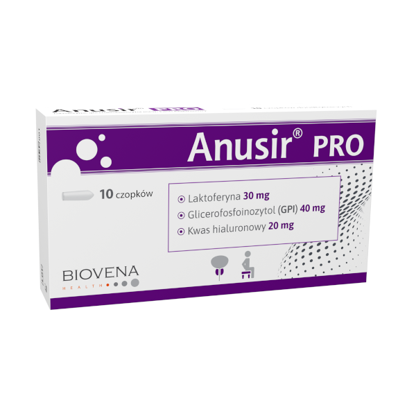 Anusir Pro, czopki doodbytnicze, 10 sztuk | Apteline.pl