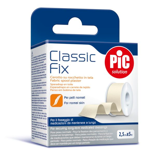 PIC ClassicFix plaster trwały 2,5cm x 5m na rolce, 1sztuka | Apteline.pl