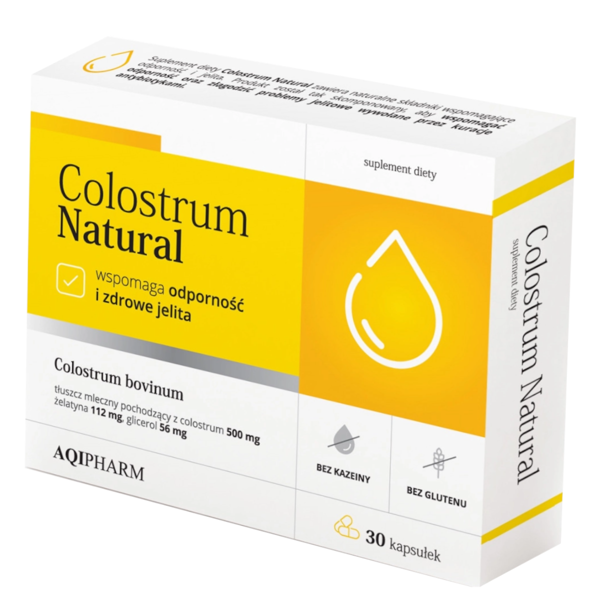 Colostrum Natural, 30 kapsułek | Apteline.pl