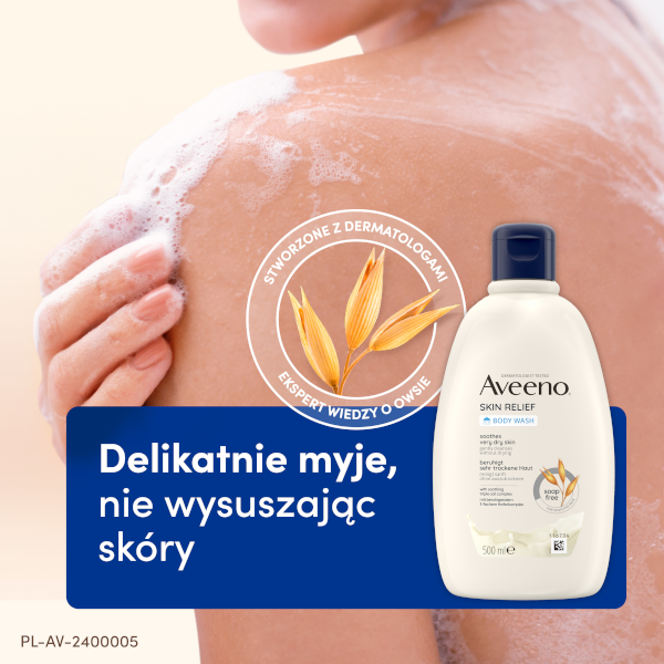 Aveeno Skin Relief nawil aj cy el do mycia cia a 500 ml Apteline.pl