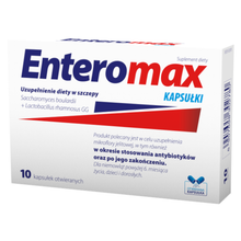 Enteromax, probiotyk, 10 kapsułek, cena, opinie | Apteline.pl