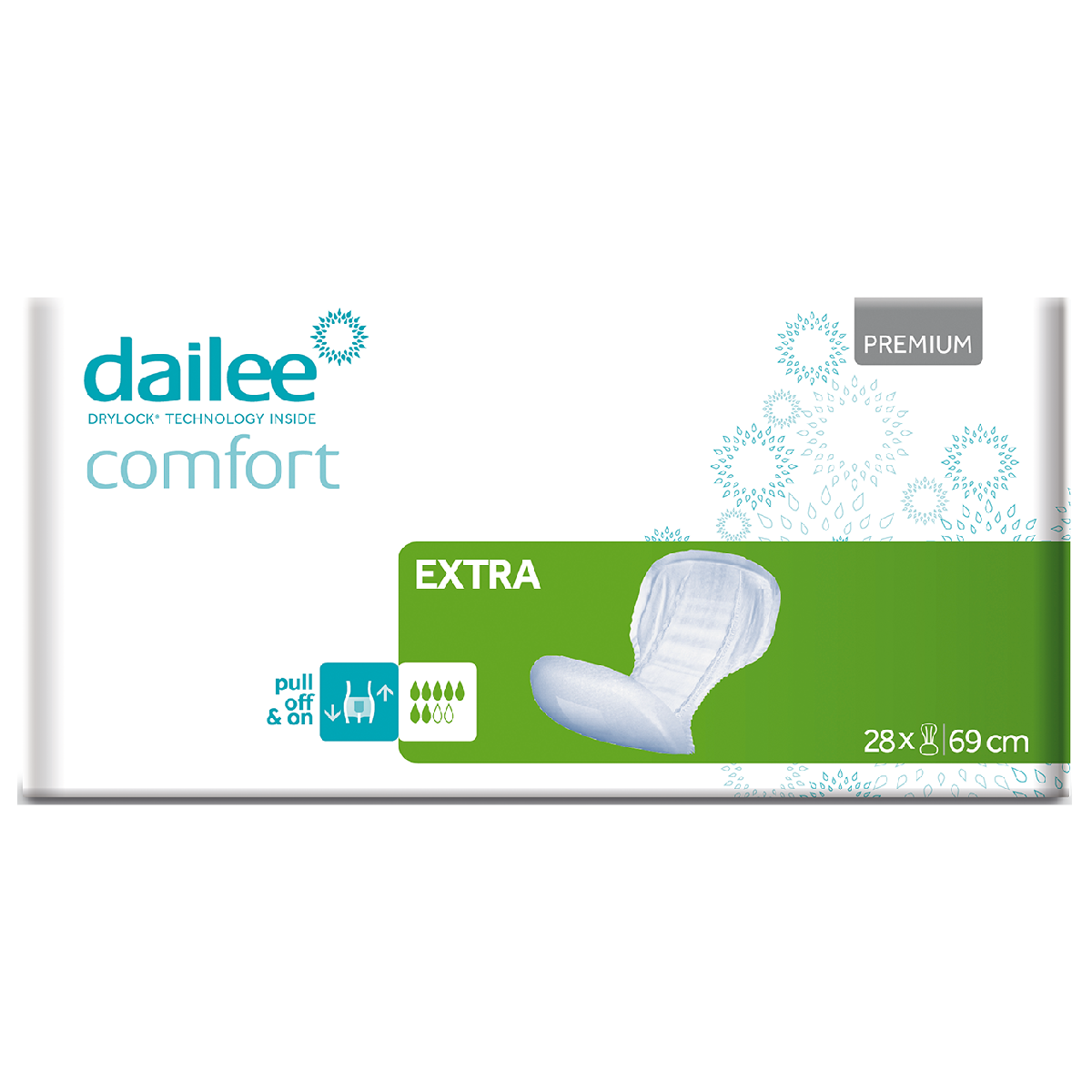 Wkładki anatomiczne Dailee Comfort Premium Extra, 28 sztuk | Apteline.pl
