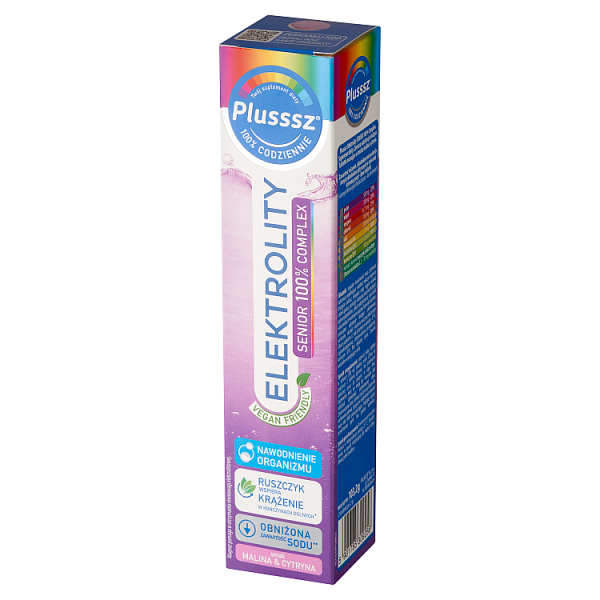 Plusssz Elektrolity Senior 100% Complex, 24 tabletki musujące | Apteline.pl
