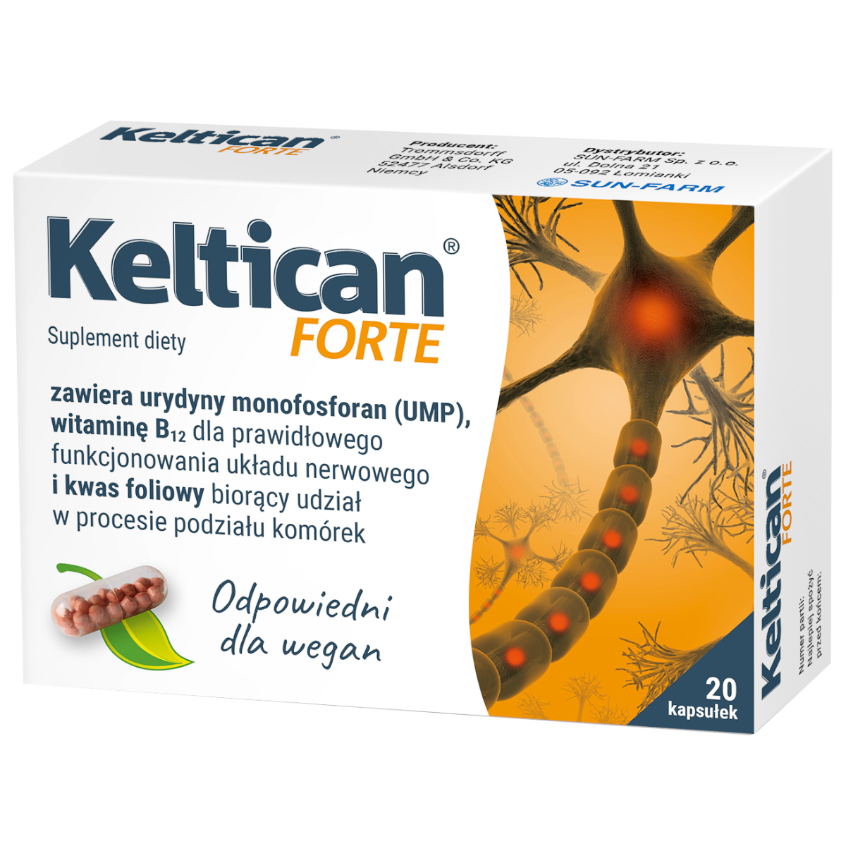Keltican Forte, 20 kapsułek | Apteline.pl
