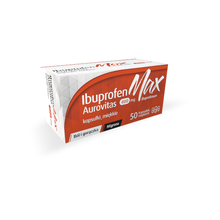 Ibuprofen MAX Aurovitas 400 mg, 50 kapsułek | Apteline.pl