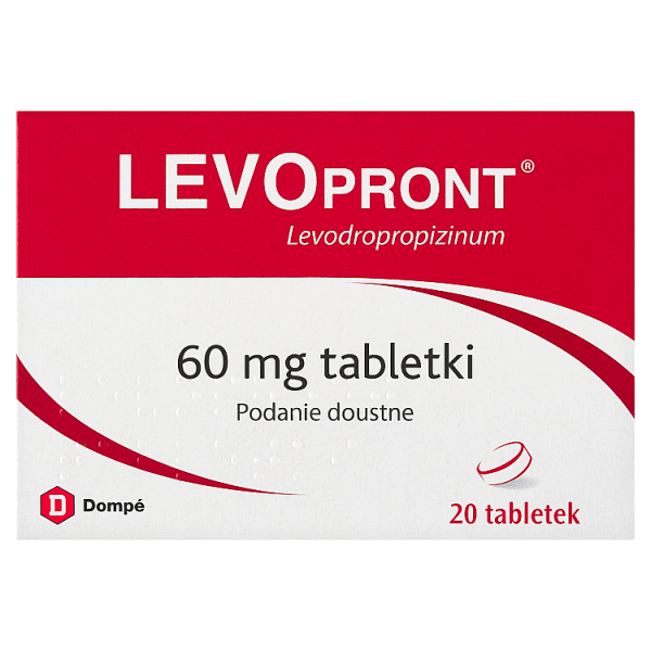 Levopront 60 mg, 20 tabletek | Apteline.pl