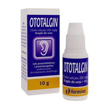 Ototalgin 200 mg/g, krople, 10 ml | Apteline.pl