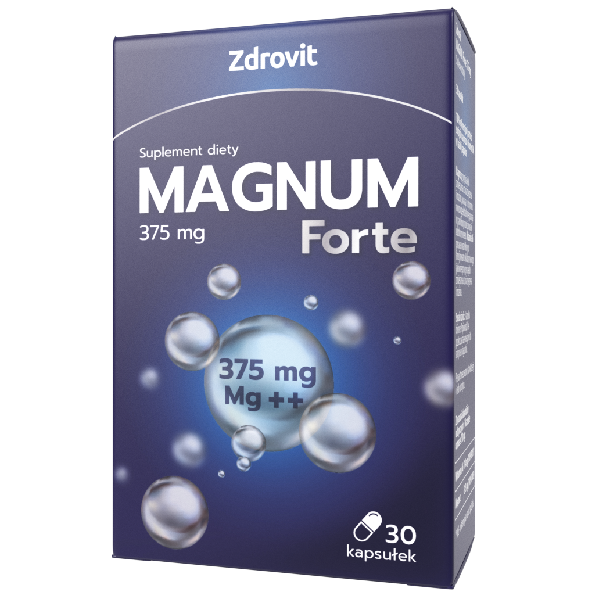 Zdrovit Magnum Forte 375 mg, 30 kapsułek | Apteline.pl