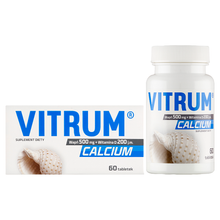 Vitrum Calcium, wapń 500 mg + Witamina D 200 j.m., 60 tabletek ...