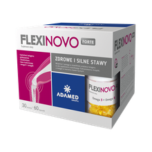Zestaw Flexinovo Forte, 30 saszetek + 60 kapsułek | Apteline.pl