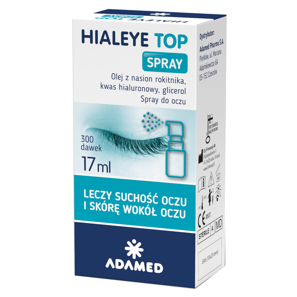 Hialeye Top Spray, spray do oczu, 17 ml | Apteline.pl