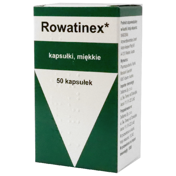 Rowatinex, 50 kapsułek elastycznych (import równoległy Delfarma ...