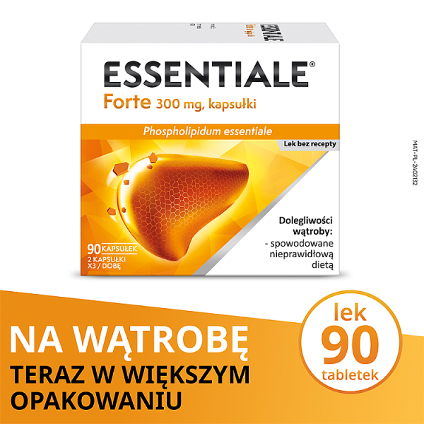 Essentiale Forte, 300 mg, 90 kapsułek | Apteline.pl