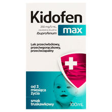 Kidofen max 250 mg/5 mL, zawiesina doustna, 100 ml | Apteline.pl