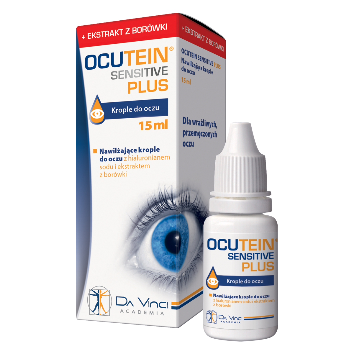 Ocutein Sensitive Plus, krople do oczu, 15 ml | Apteline.pl