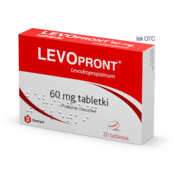 Levopront 60 mg, 20 tabletek | Apteline.pl